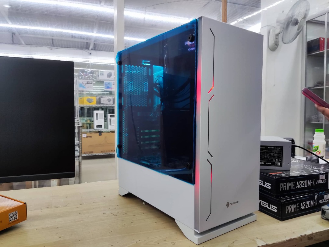 COOLMAN ROBIN 01 PC CASE TEMPERED SIDE PANEL, Computers & Tech ...