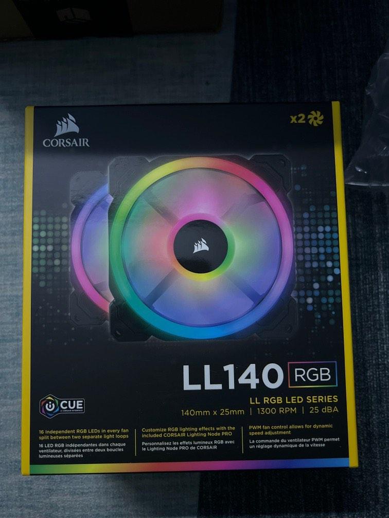 Corsair LL140 RGB Fans (LL120 SOLD), Computers & Tech, Parts ...