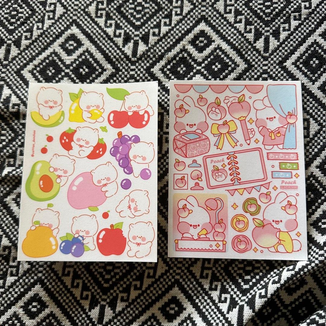 cotton danchoo & put so nyeon korean bujo sticker sheet, Hobbies & Toys, Stationery & Craft ...