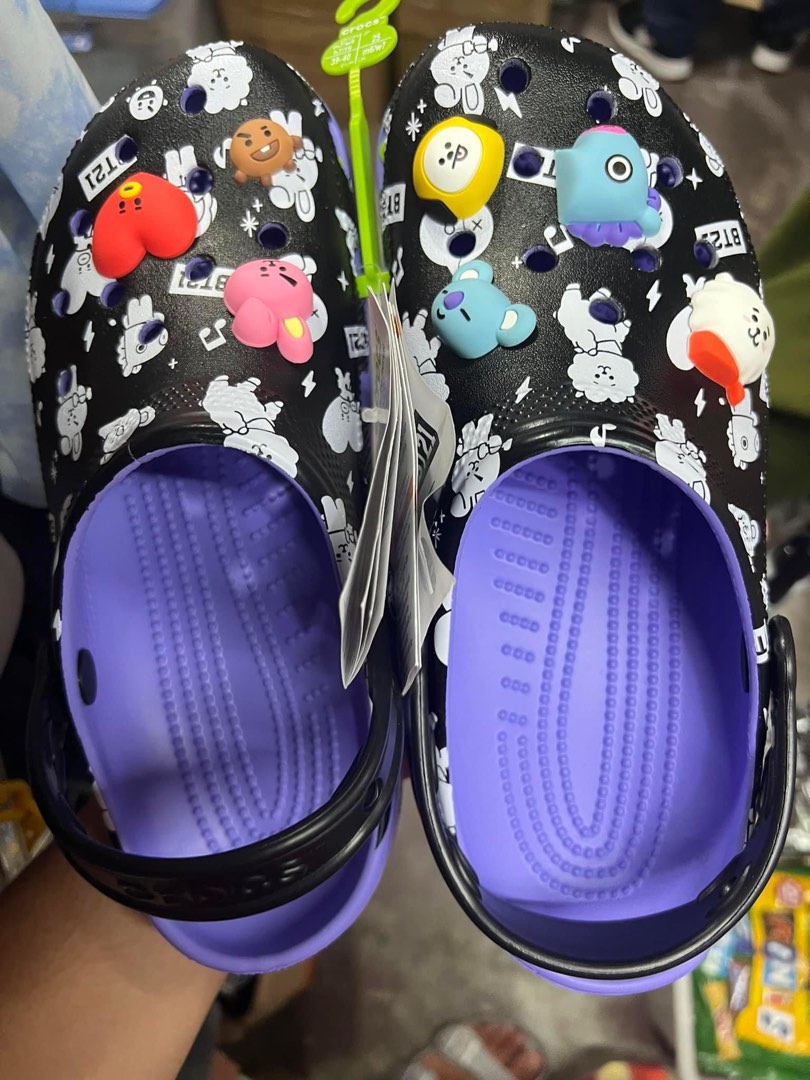Crocs x BT21, Women's Fashion, Footwear, Sandals on Carousell