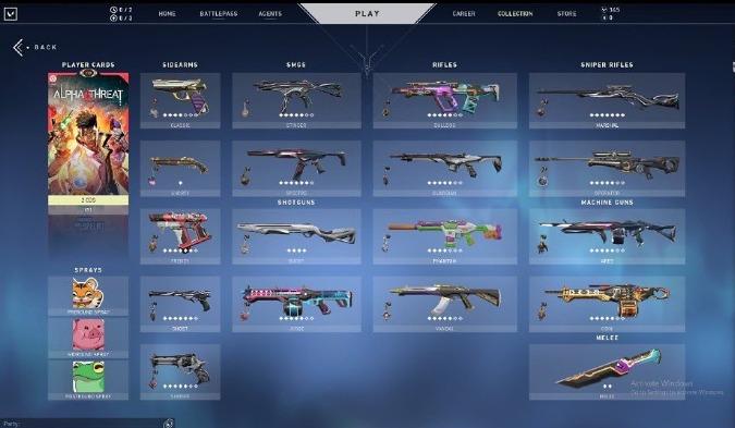 D1 STACKED 29 Skins Ruin Dagger Valorant Account, Video Gaming, Gaming ...