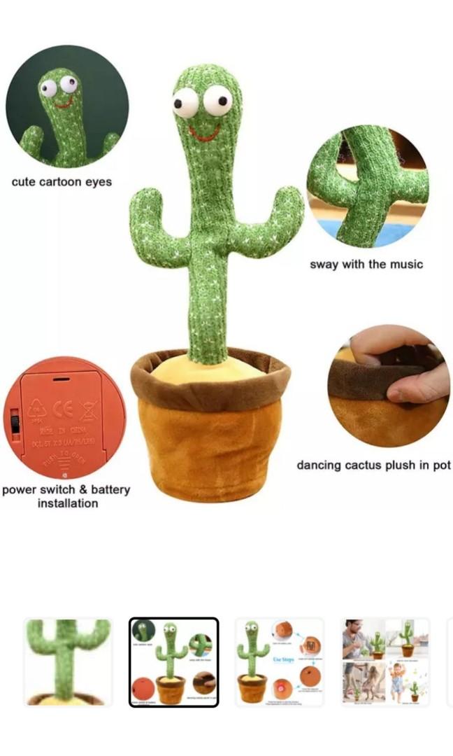 TikTok viral Dancing, singing, speaking Cactus Plush Toys, Hobbies ...