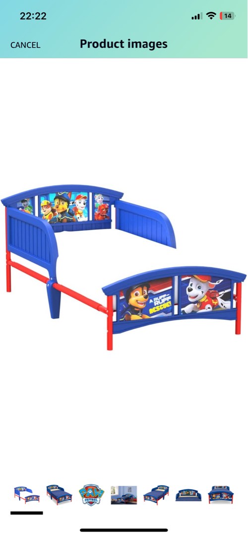 Delta Children Plastic Toddler Bedframe only, Babies & Kids, Baby ...