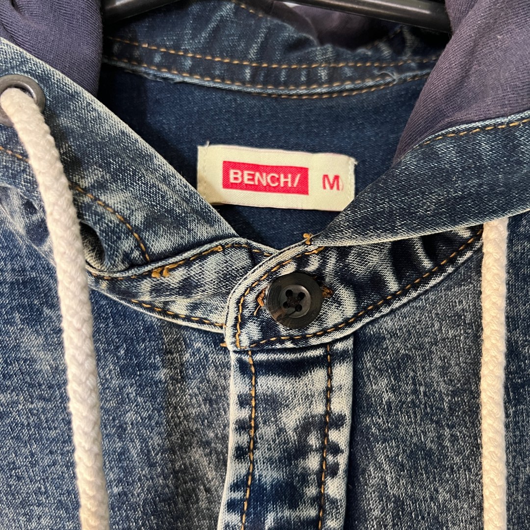 BENCH/ Denim, Men's Fashion, Tops & Sets, Hoodies on Carousell