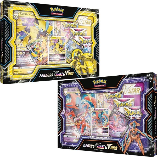 Deoxys & Zeraora Vmax Vstar Box Pokemon, Hobbies & Toys, Toys & Games ...