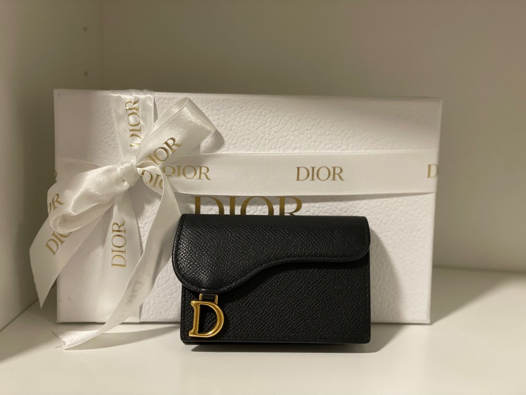 DIOR SADDLE CARD WALLET , dior card wallet , dior card holder , dior ...