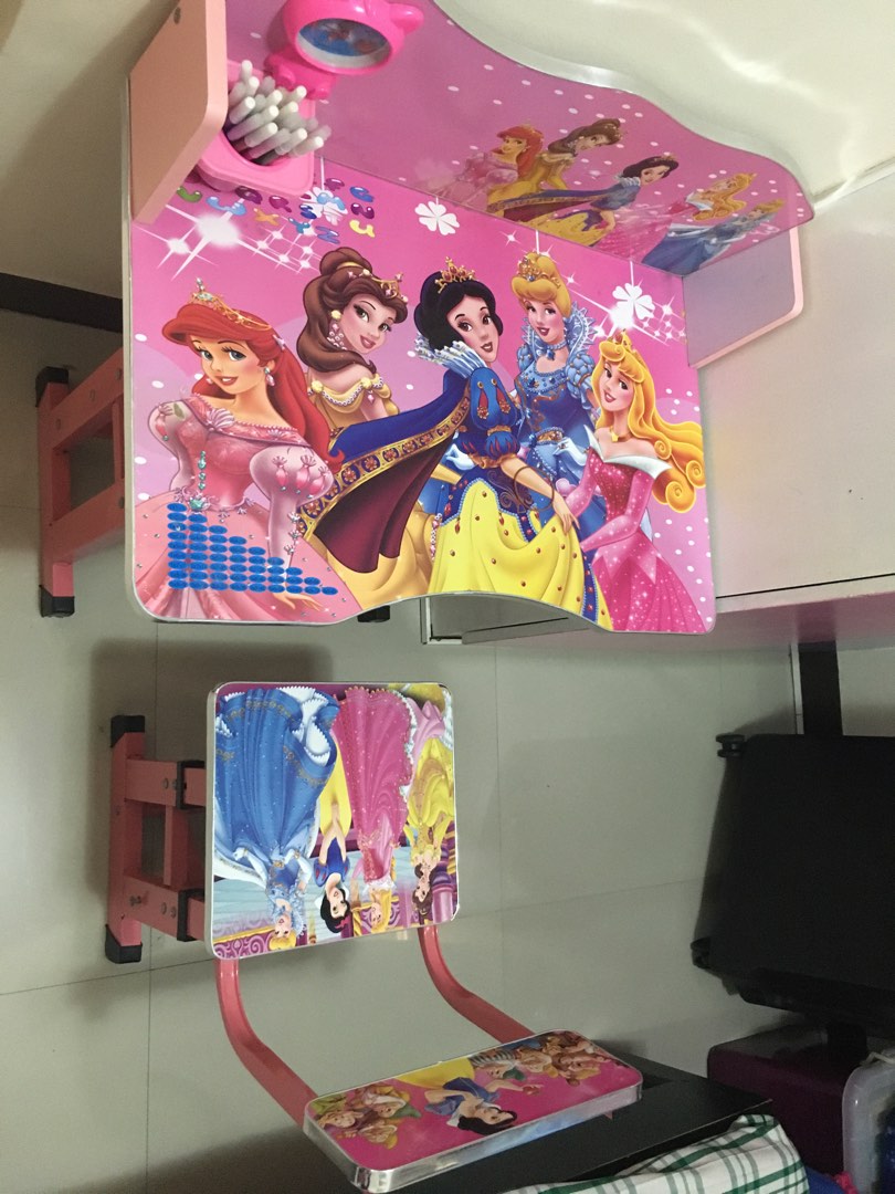 Disney princess Study table, Babies & Kids, Baby Nursery & Kids ...