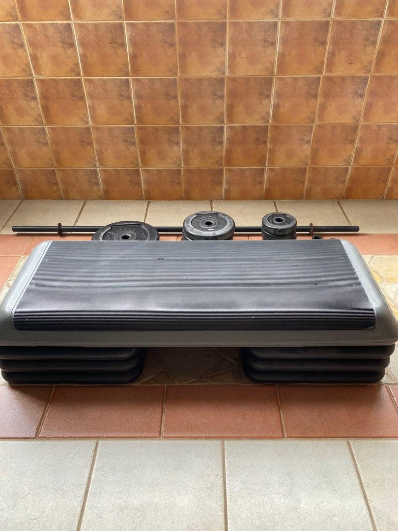 Don Oliver Barbell set and Bench, Sports Equipment, Exercise & Fitness ...