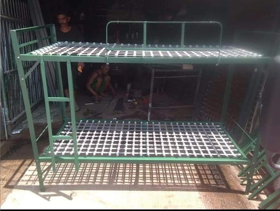 DOUBLE DECK BED MILITARY TYPE, Furniture & Home Living, Furniture, Bed ...