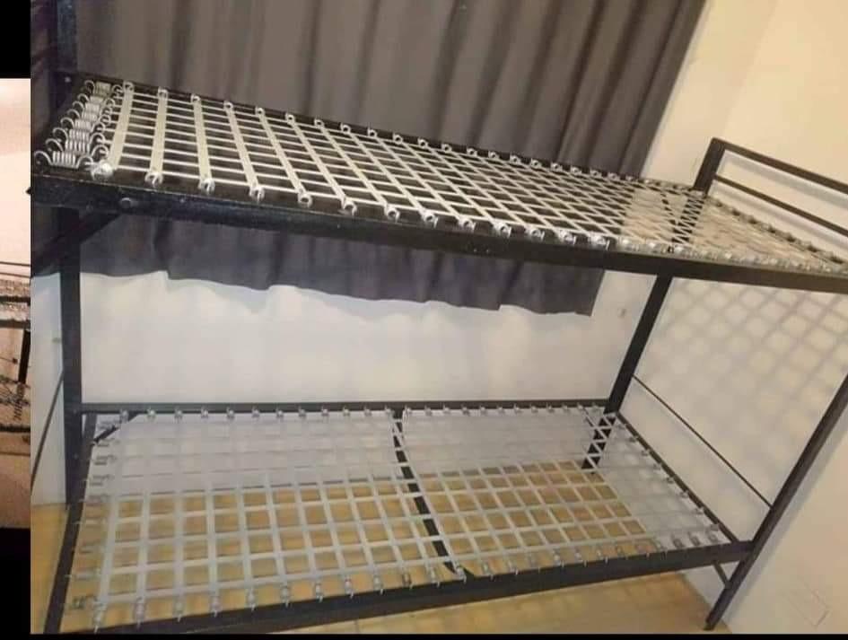 DOUBLE DECK BED MILITARY TYPE, Furniture & Home Living, Furniture, Bed ...