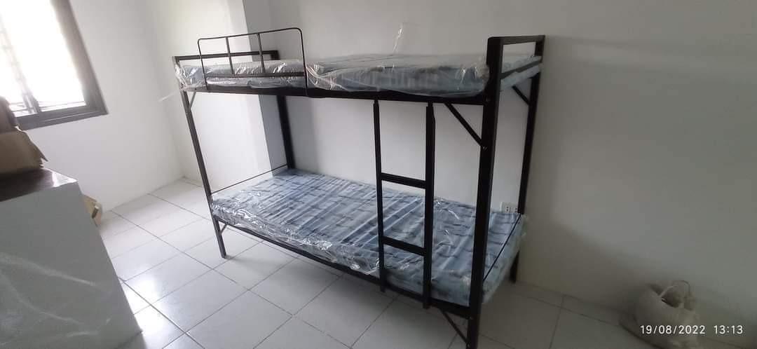DOUBLE DECK BED MILITARY TYPE, Furniture & Home Living, Furniture, Bed ...