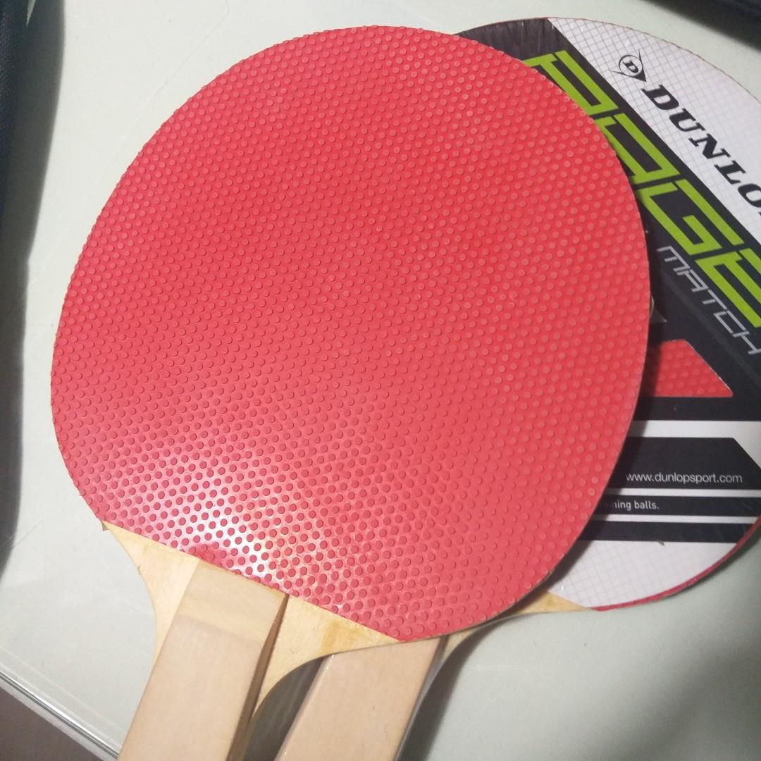 Dunlop Rage Match 2-Player Set Table Tennis / Ping Pong Racket w/Bag ...