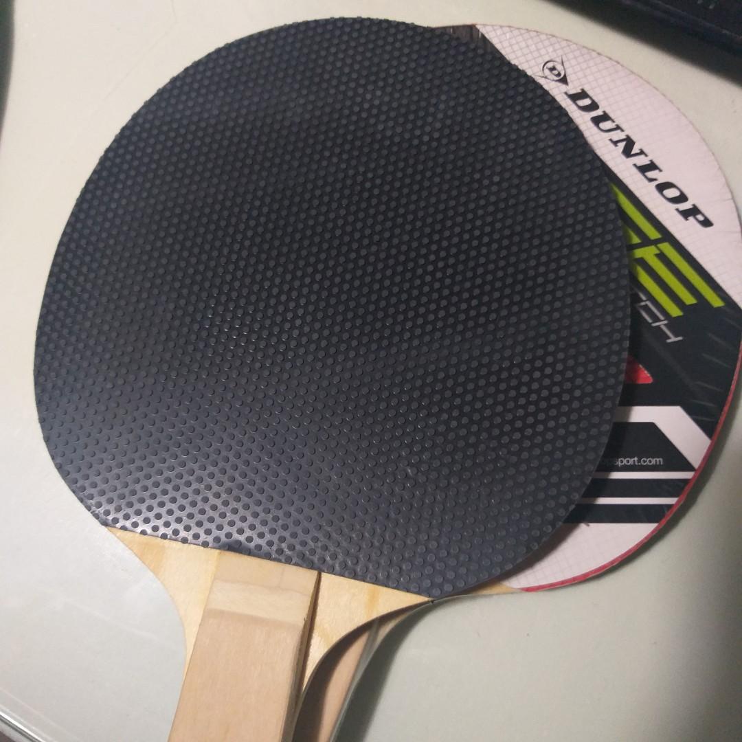 Dunlop Rage Match 2-Player Set Table Tennis / Ping Pong Racket w/Bag ...