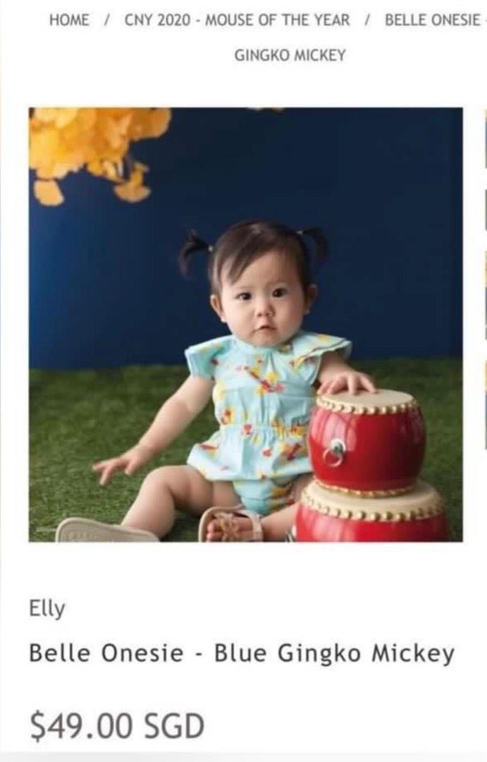 Elly Disney onesie, Babies & Kids, Babies & Kids Fashion on Carousell