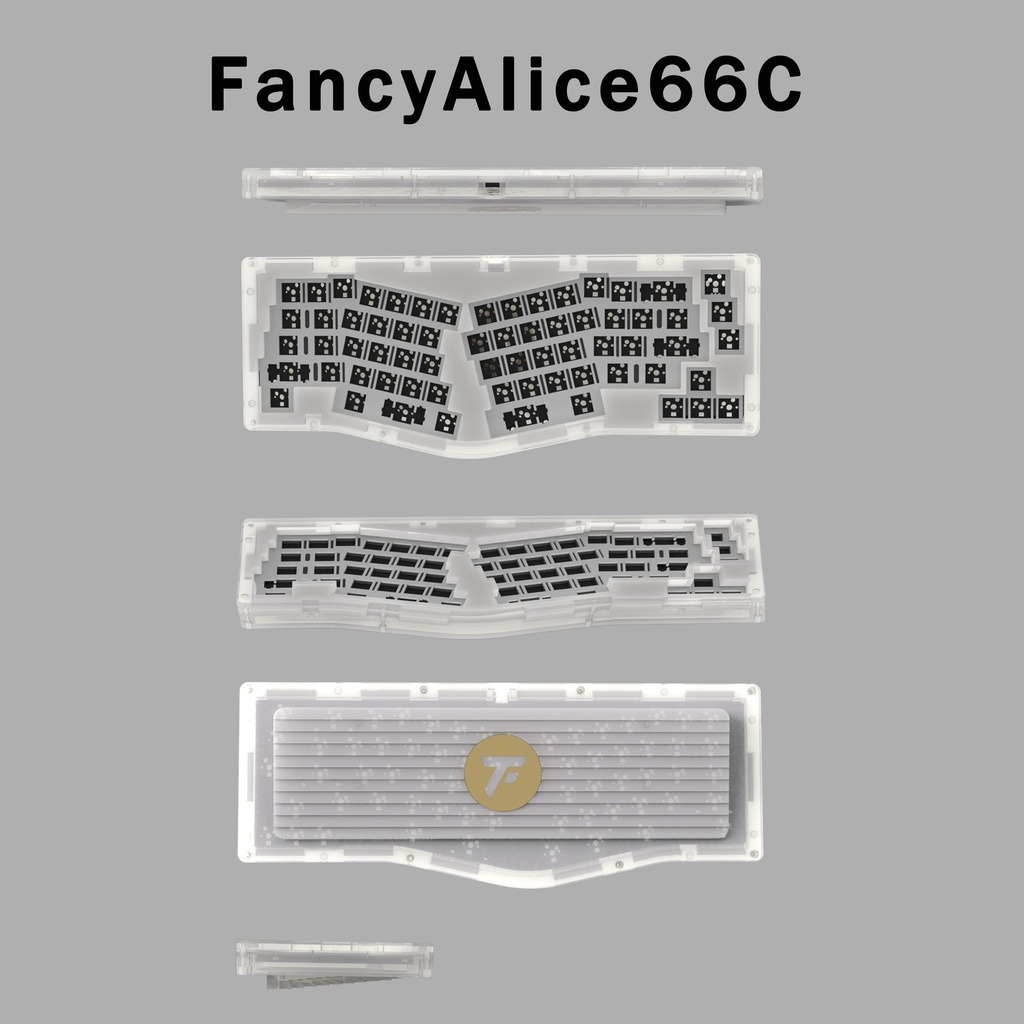 FancyAlice 66C RGB Alice Keyboard Kit, Computers & Tech, Parts ...