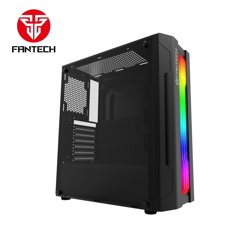 FANTECH CG-72 BLACK W/LED CPU CASE, Computers & Tech, Desktops on Carousell