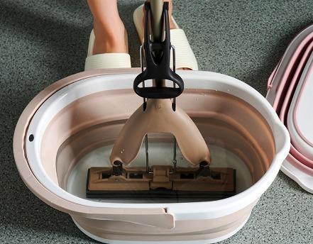 Foldable Collapsible Pail Bucket Multi-purpose Washing Pail Kitchen ...