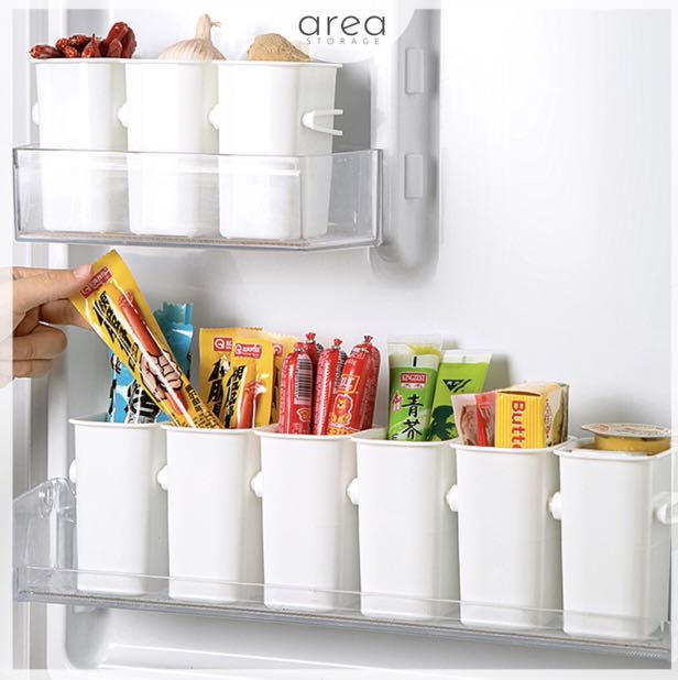 Fridge Door Storage Organiser Container, Furniture & Home Living, Home ...