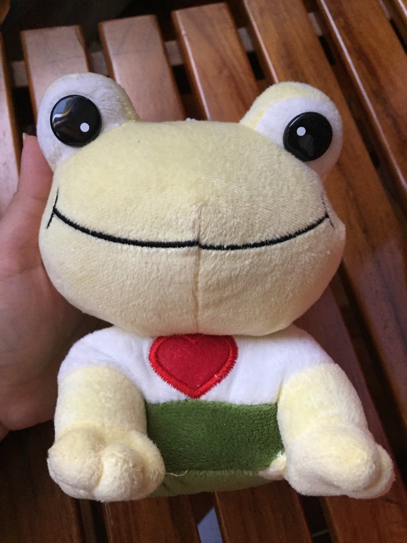 Frog stuffed toy plush cute, Hobbies & Toys, Toys & Games on Carousell