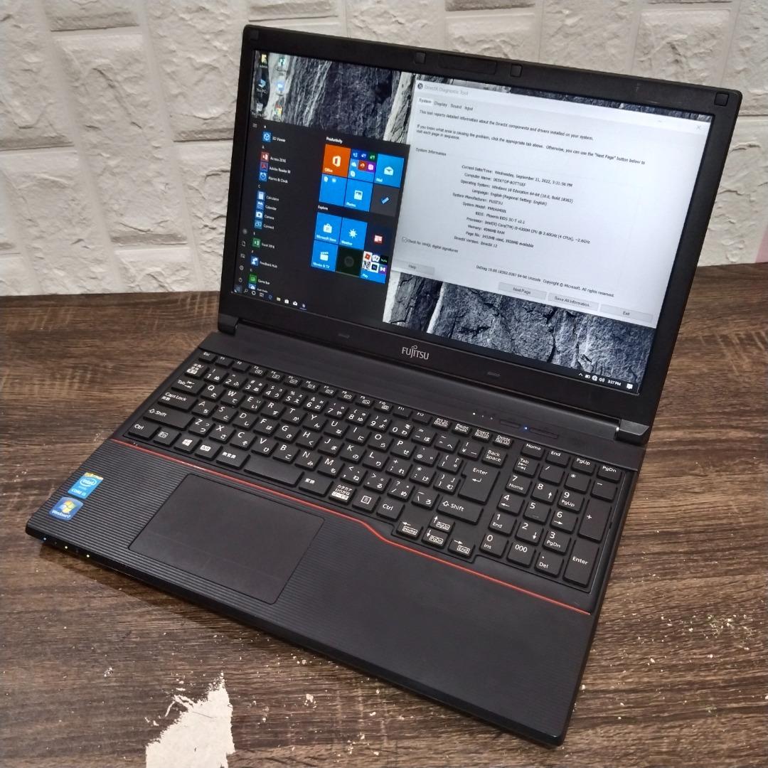 FUJITSU FMVA0400L Intel(R)Core(TM) i5-4300M @ 2.60GHz (4 CPUs),~2.6GHz ...