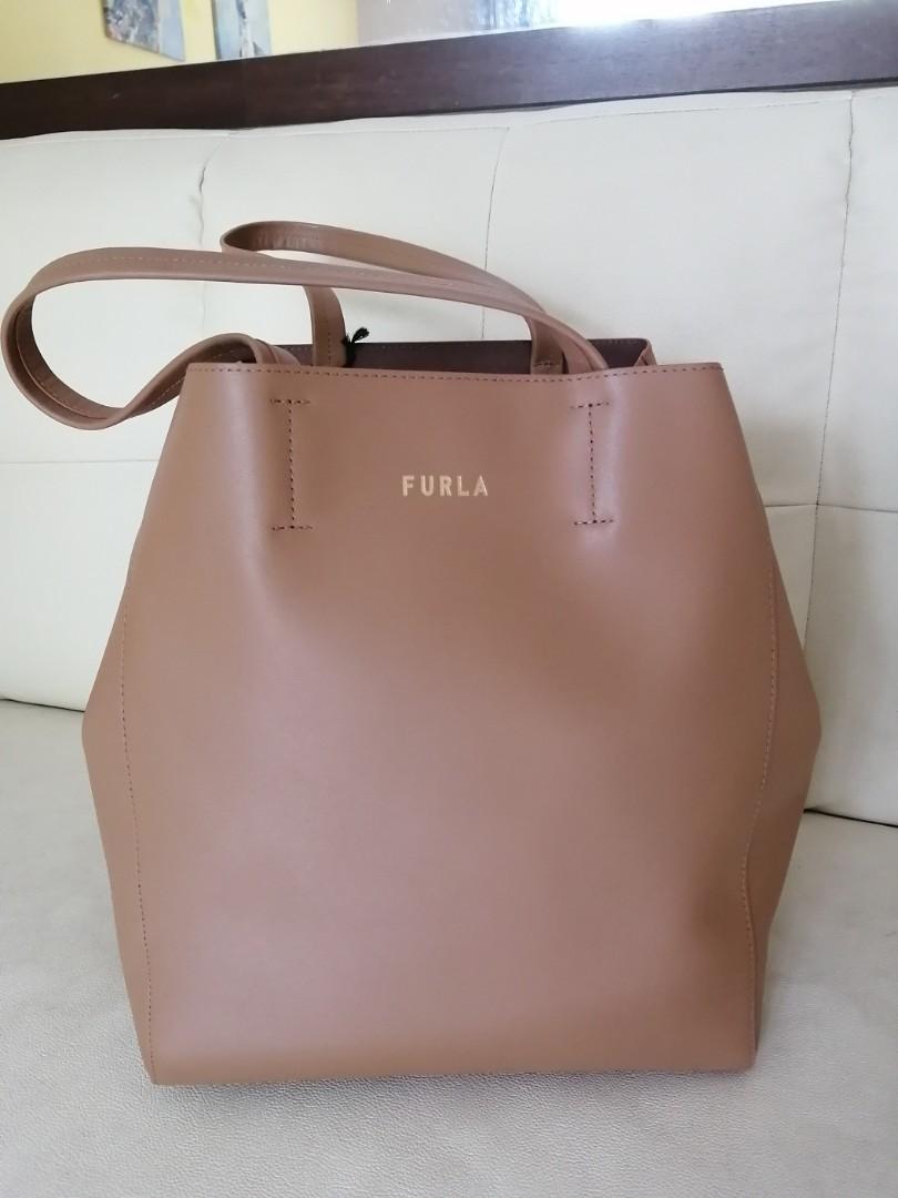 Furla original tote, Luxury, Bags & Wallets on Carousell