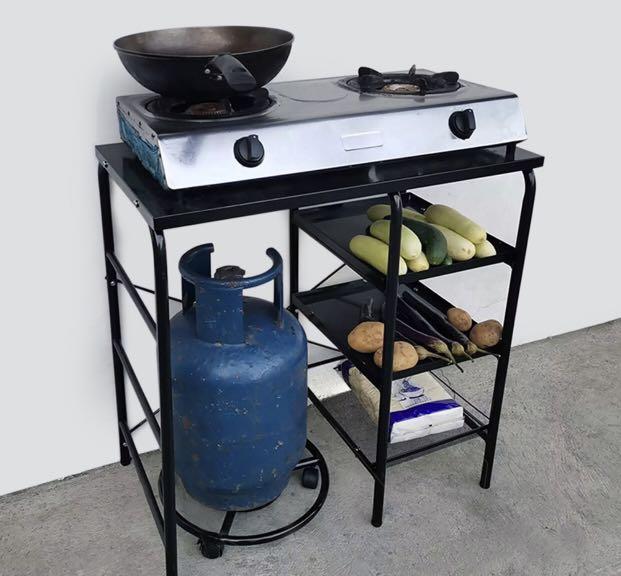 Gas stove Rack organiser, Furniture & Home Living, Furniture, Shelves ...