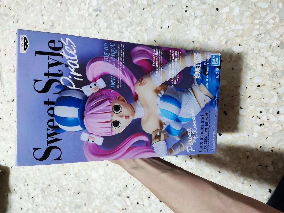 Gold Toei One Piece Sweet Style Pirates Perona Anime Figure Figurine ...