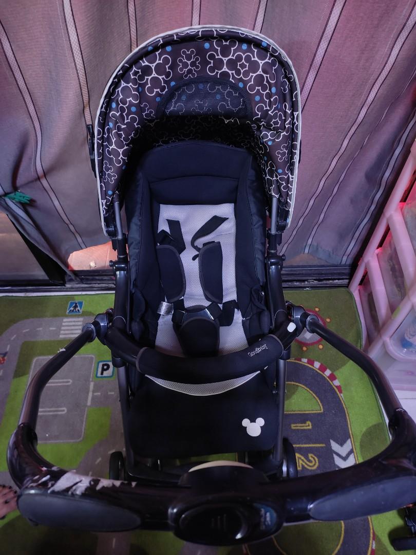 Goodbaby Mickey mouse, Babies & Kids, Going Out, Strollers on Carousell