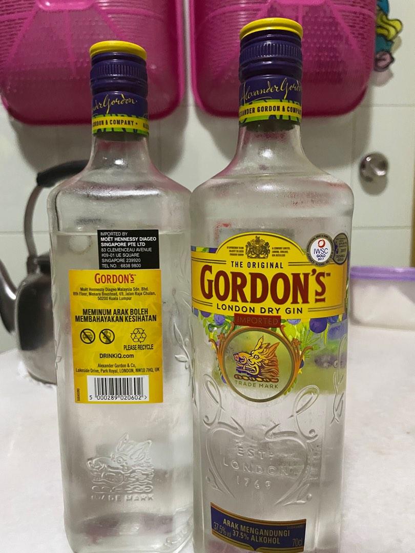 GORDON LONDON DRY GIN, Food & Drinks, Alcoholic Beverages on Carousell