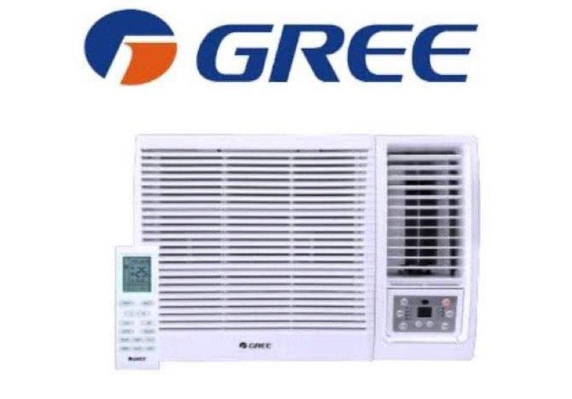 Gree window type aircon inverter 2.5hp u-j24-6dr uj246dr, TV & Home ...