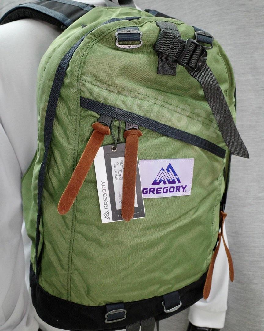 GREGORY × BEAMS BOY 聯乘版 Day pack vintage green, 男裝, 袋, 背包 - Carousell
