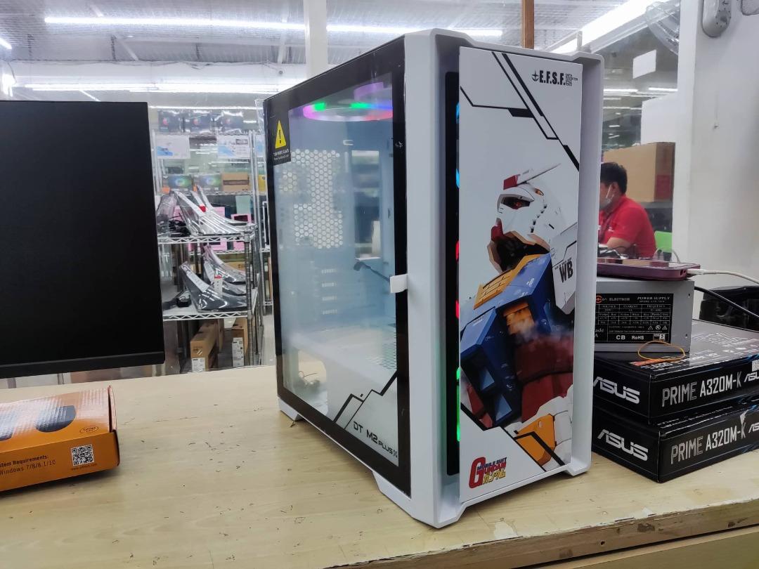 Gundam Computer Case tempered side panel, Computers & Tech, Desktops on ...