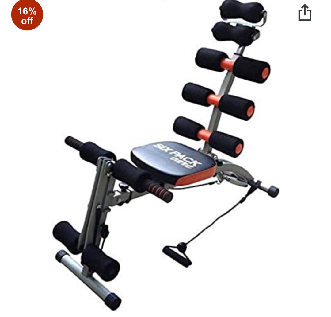 Gym bench Six pack care 6 in 1 workout at home, Sports Equipment ...