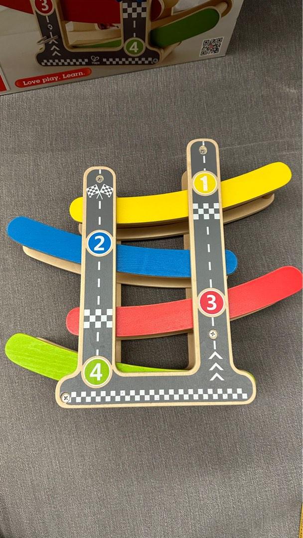 Hape fast flip racetrack, Babies & Kids, Infant Playtime on Carousell
