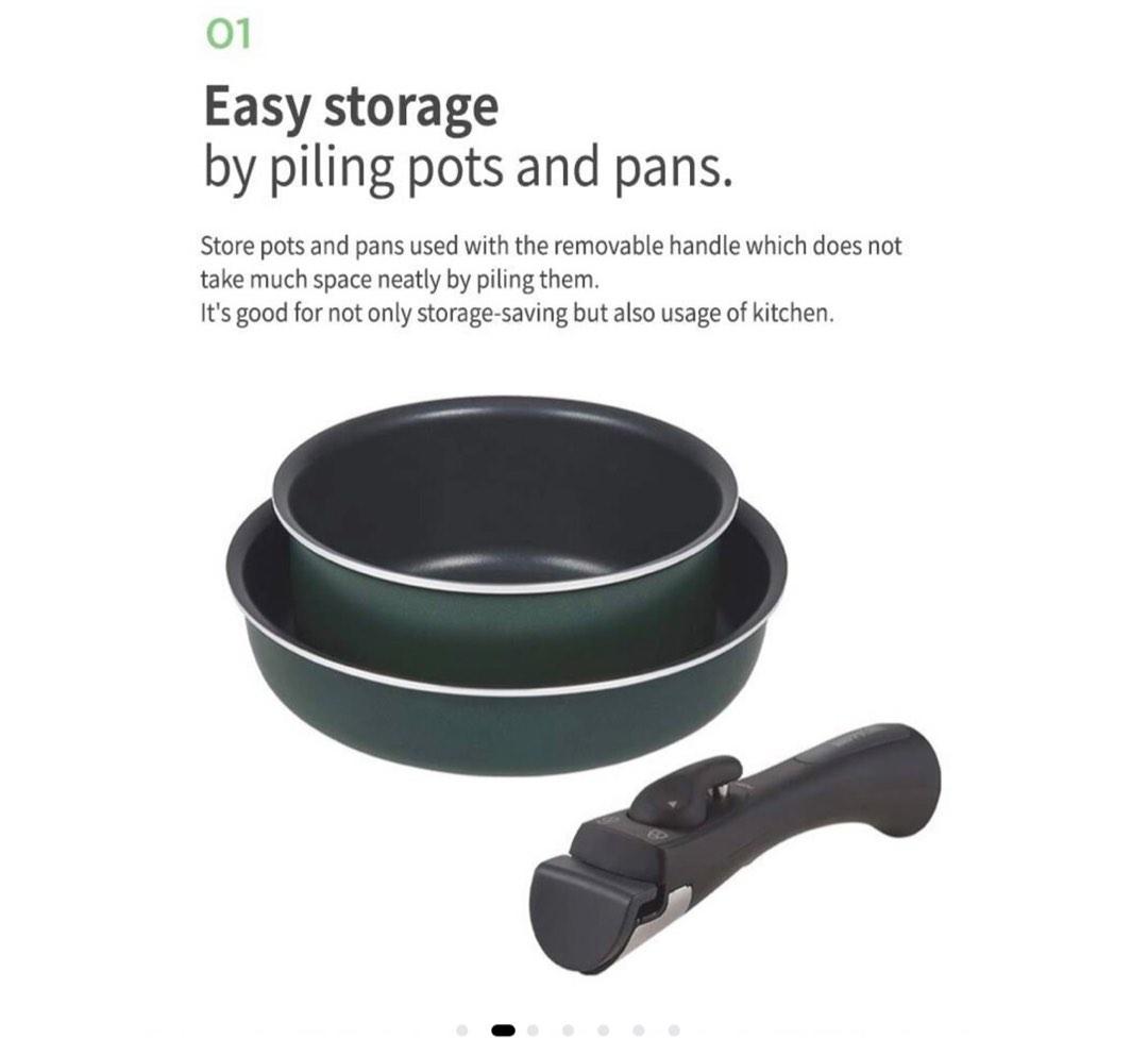 HAPPYCALL IH EASY HANDS 5-PC COOKWARE SET - BLUE, Furniture & Home ...