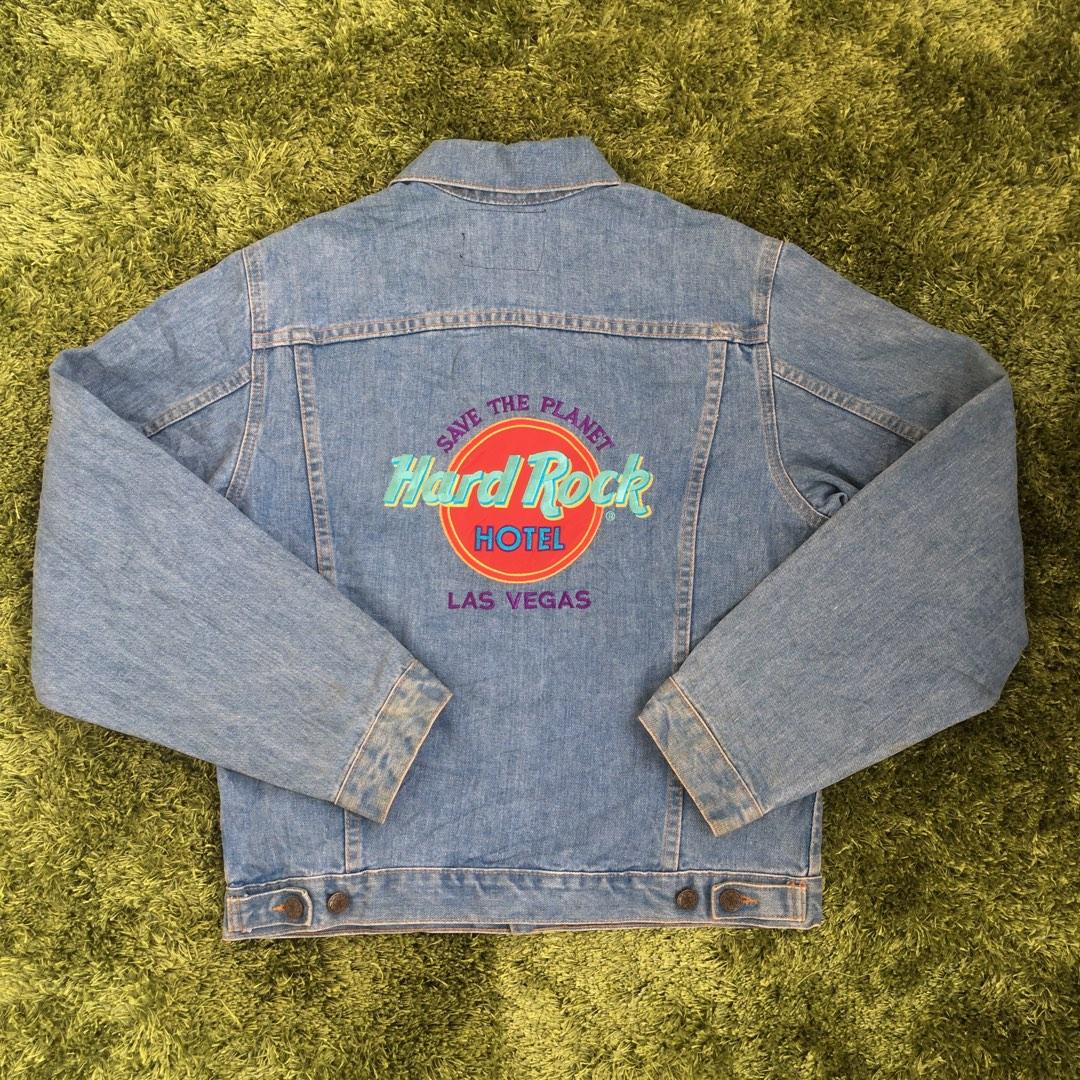 Hard Rock Denim Jacket, Men's Fashion, Coats, Jackets and Outerwear on ...