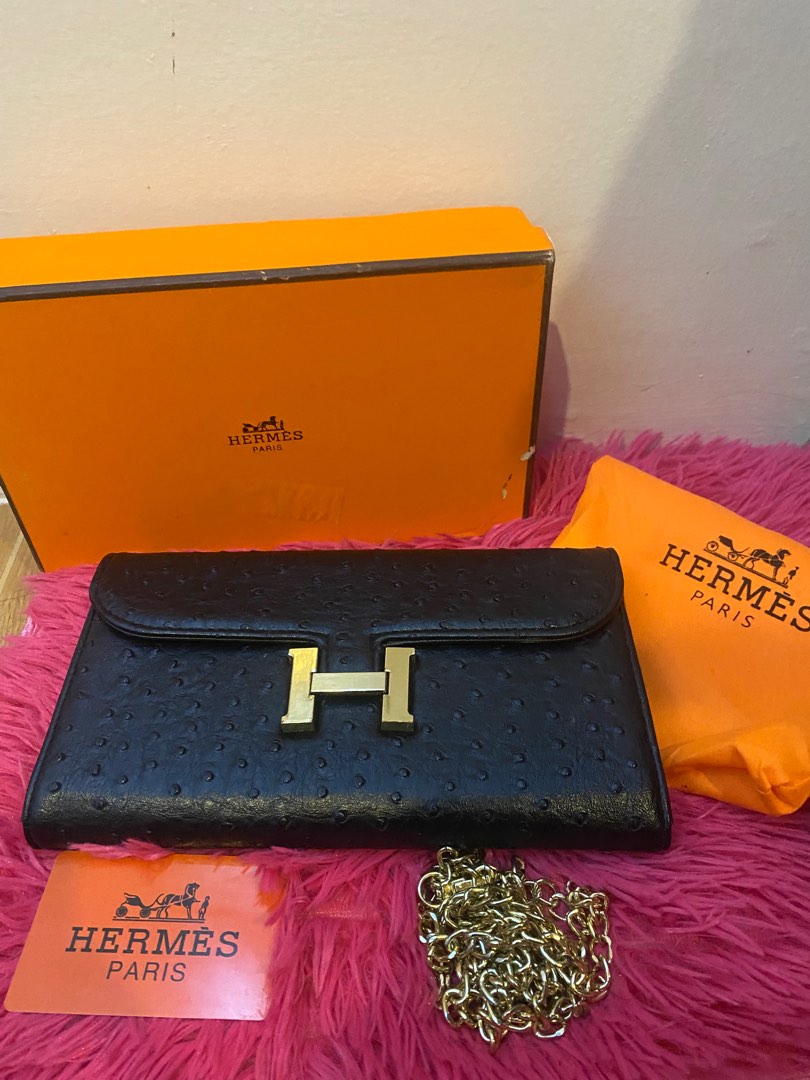 HERMES sling wallet, Women's Fashion, Bags & Wallets, Clutches on Carousell