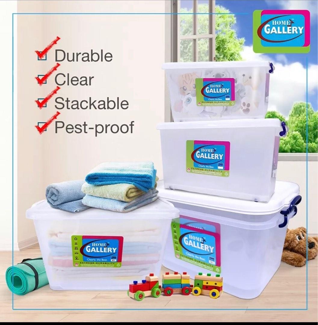 Home gallery storage box 50L, Furniture & Home Living, Home Improvement ...