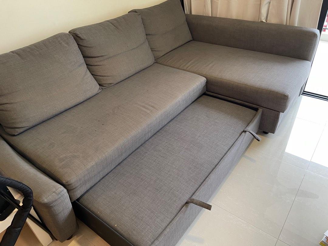 Ikea Friheten Sofa Bed with Storage, Furniture & Home Living, Furniture ...