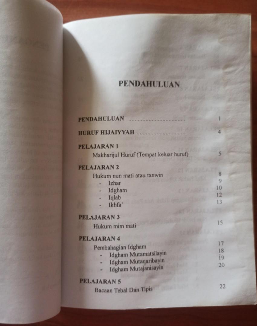Ilmu Tajwid Quran In Malay, Hobbies & Toys, Books & Magazines, Religion ...