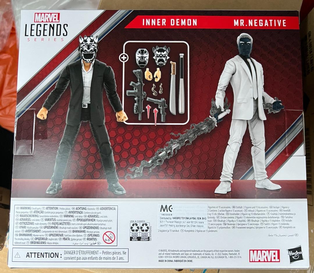 Inner Demon & Mr. Negative Hasbro Marvel Legends Gamerverse Series ...