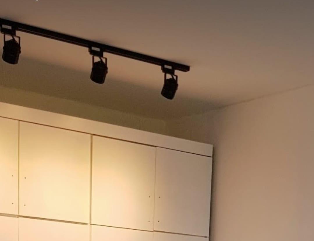 Installation track light, Hanging light, pending light, Furniture ...