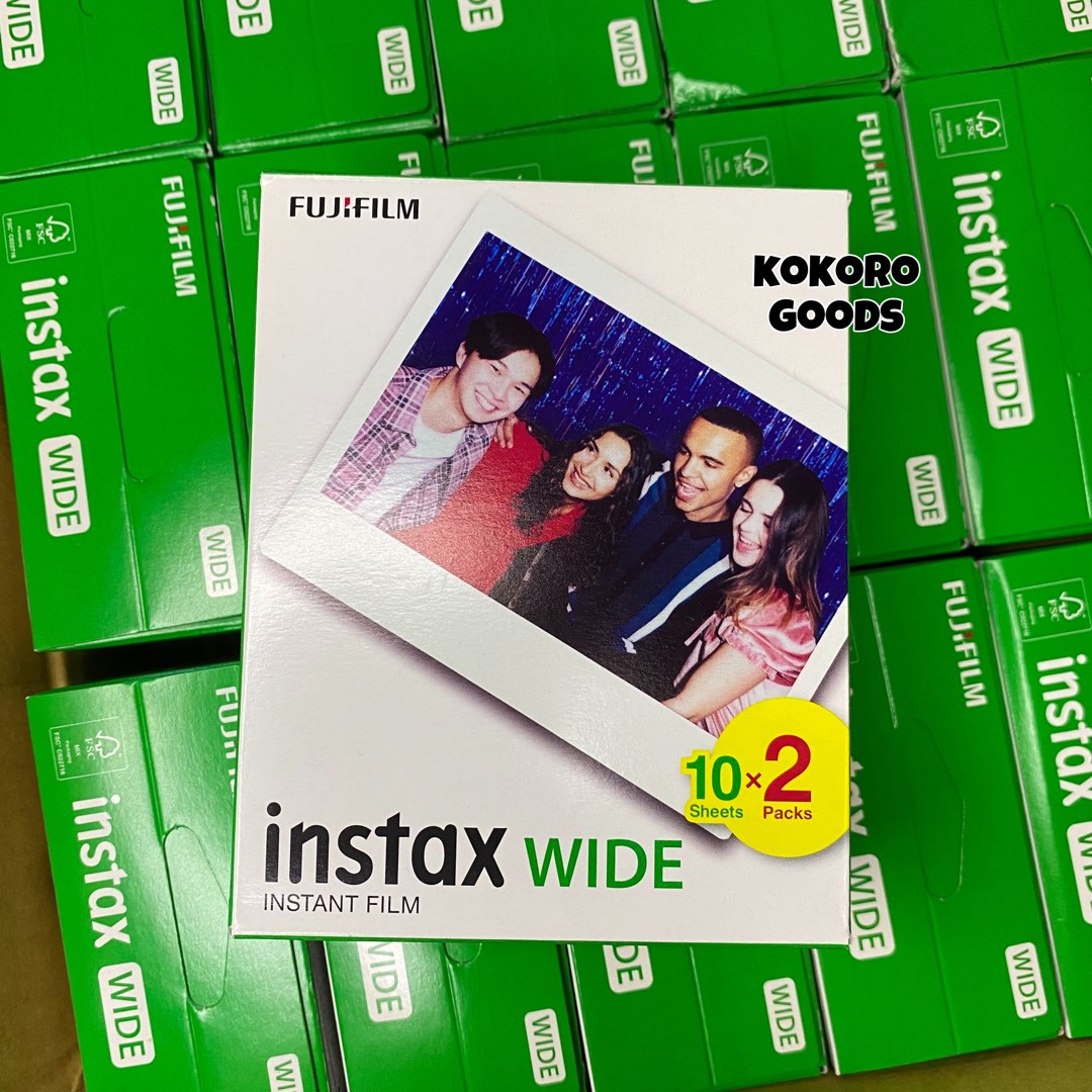 Instax Wide Films (20 sheets) for Instax Wide Camera 100 200 210 300 500af Wide Link ...