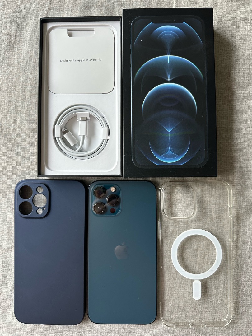iPhone 12 Pro Max 128 GB Pacific Blue, Mobile Phones & Gadgets, Mobile Phones, iPhone, iPhone 12 ...