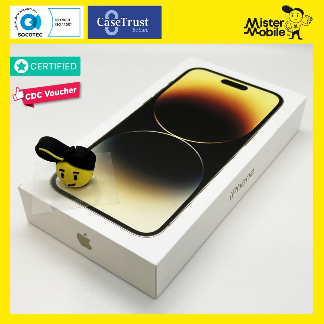 iPhone 14 Pro Max 1 1TB Gold Activated New Local Set, Mobile Phones ...