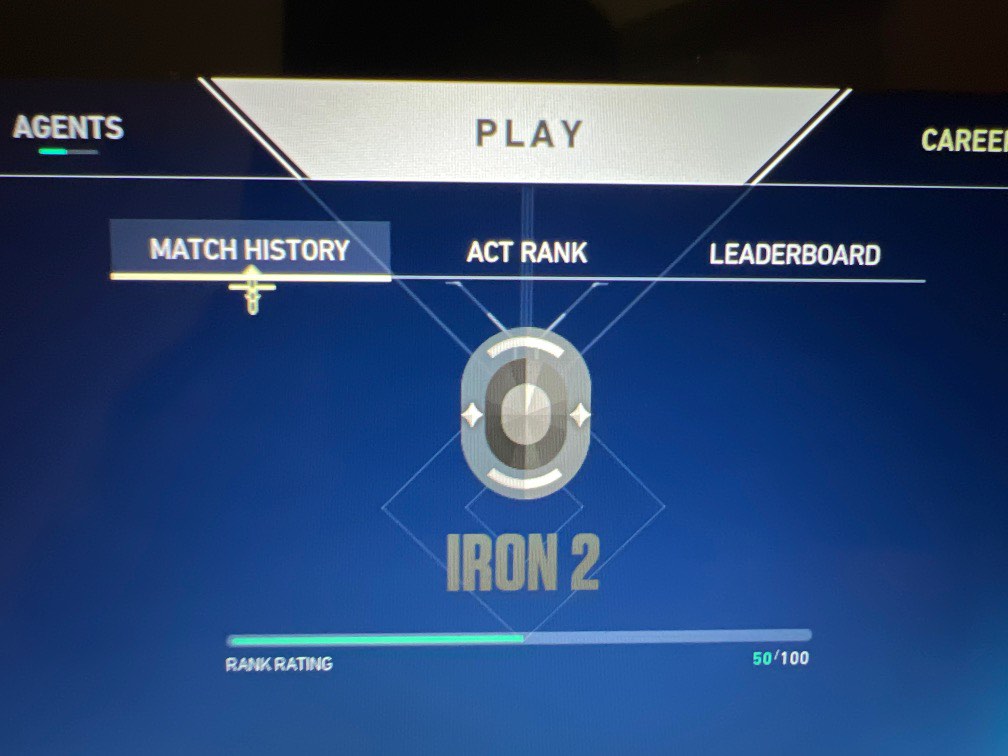 Iron 2 Ranked Currently EP5 ACT2 Valorant Smurf Account, Video Gaming ...