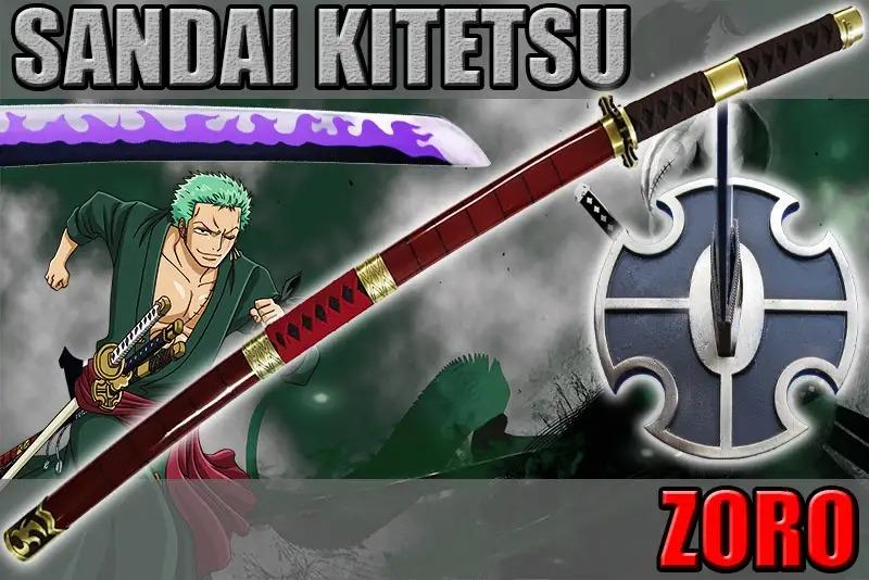 Japanese Anime & Manga: One Piece Roronoa Zoro Sandai Kitetsu Sword ...