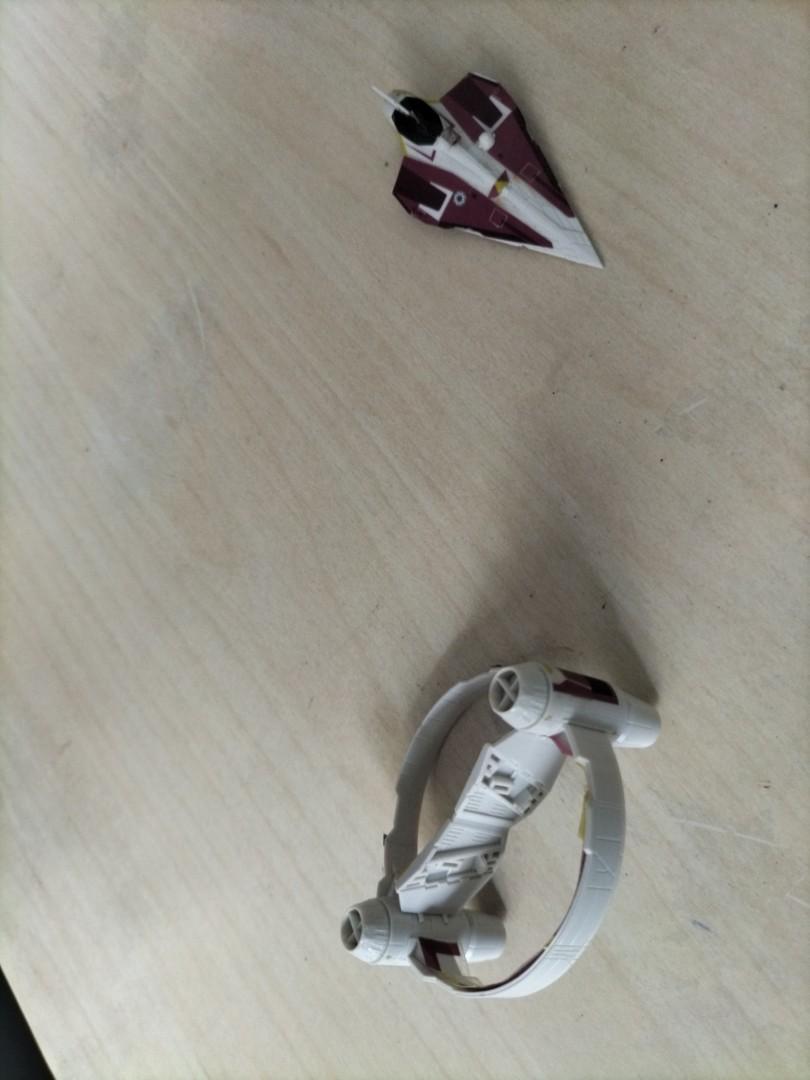 Jedi Starfighter Model FULLY BUILT, Hobbies & Toys, Toys & Games on ...