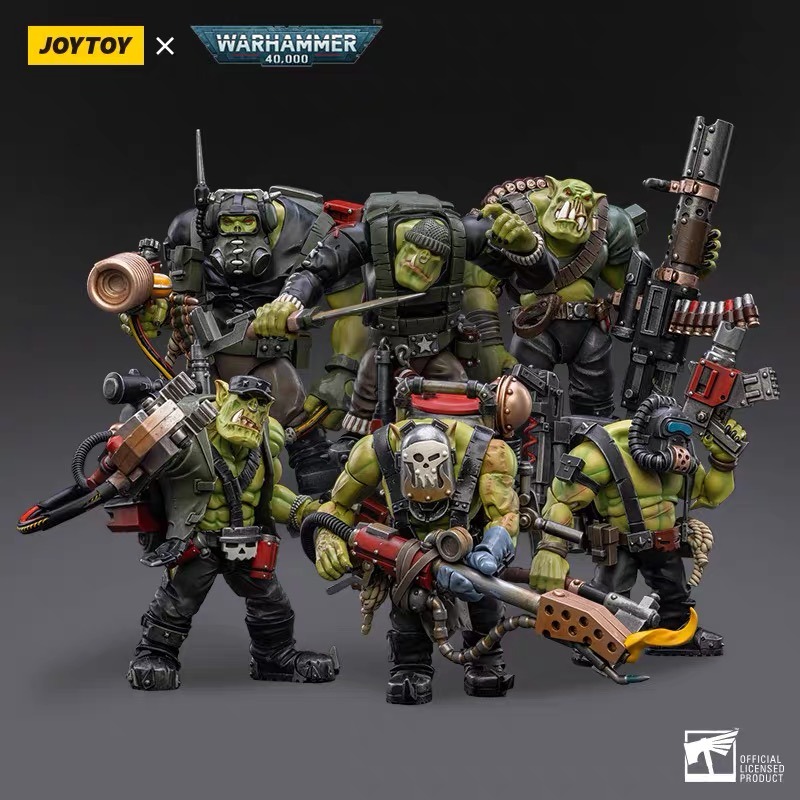 Joy Toy Warhammer 40k Ork Kommandos 1/18 Set of 6, Hobbies & Toys, Toys ...