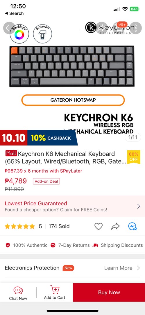 Keychron K6, Computers & Tech, Parts & Accessories, Computer Keyboard on Carousell